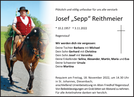 Gedenkkerzen von Josef Reithmeier | Mittelbayerische Trauer