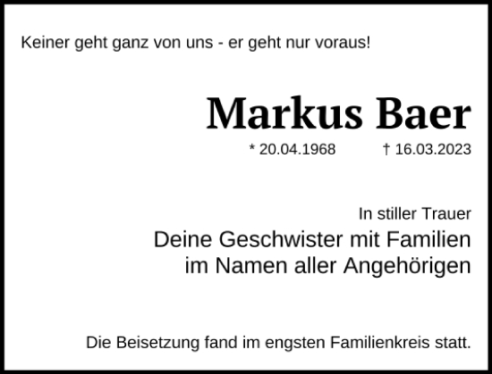 Traueranzeigen | Mittelbayerische Trauer