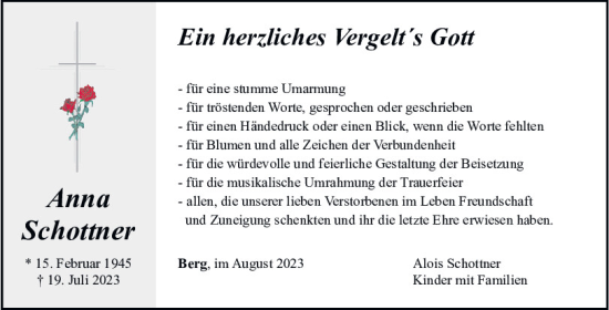 Traueranzeigen | Mittelbayerische Trauer