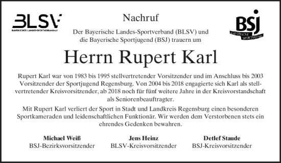 Traueranzeigen | Mittelbayerische Trauer